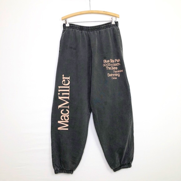 Mac Miller | Pants & Jumpsuits | Mac Miller Gray Graphic Print Jogger ...